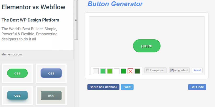 Css Buttons Generator Best Free Css Buttons Creator Tools Template Drive 4092